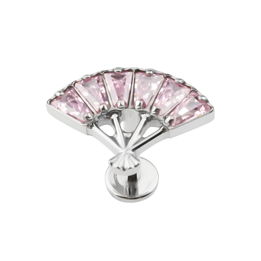 Titanium High Polish Internally Threaded Jewelled Labret - TI-183 ...