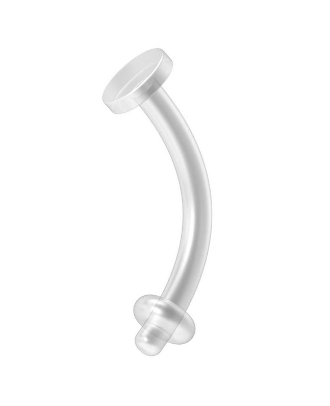 Bioplast Eyebrow Retainer 16 Gauge, Clear - FER – Trendez Online Ltd