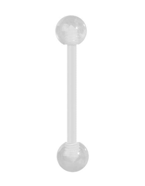 14 Gauge Bioplast Barbell with Balls - FURB – Trendez Online Ltd